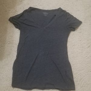 Merona | Tops | 3 Short Sleeve Vneck Tshirts Navy Gray Black | Poshmark